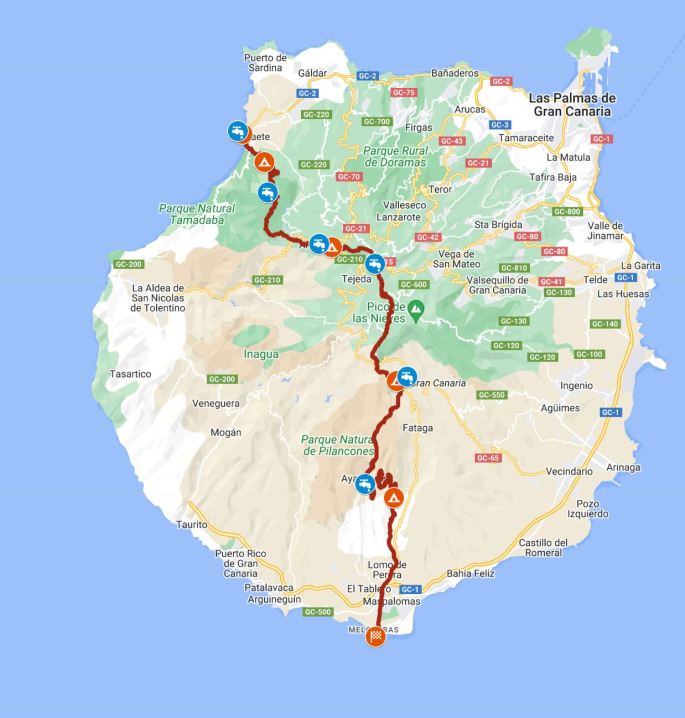 Gran Canaria GR131 backpack – A wee walk